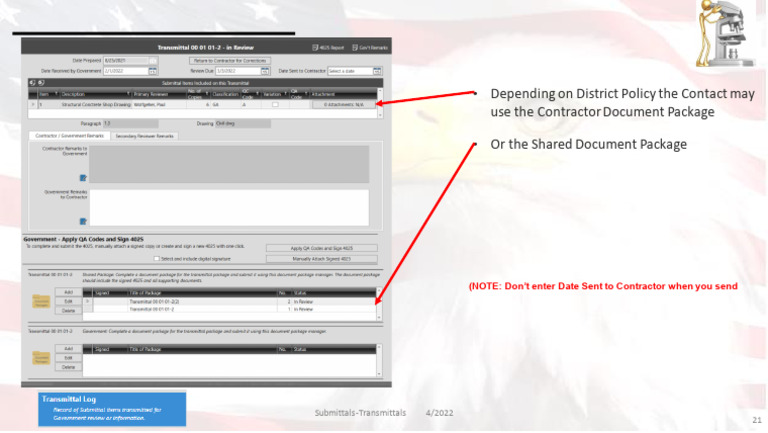 Processing Transmittal Page 6 | PDF