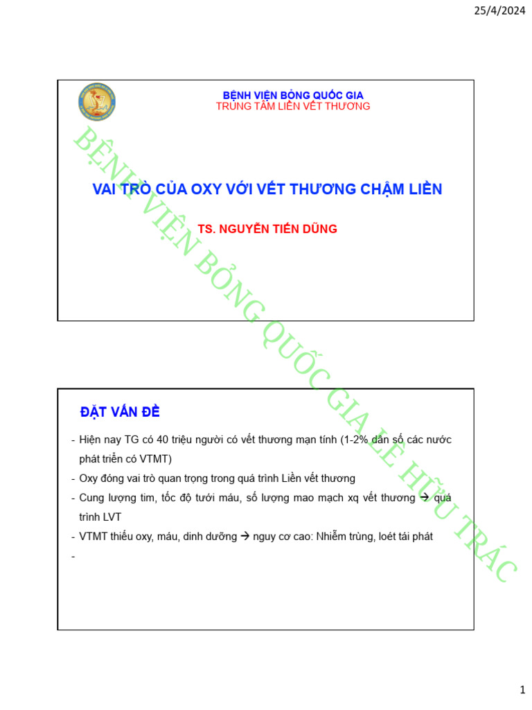 Vai Trò Của Oxy Trong LVT S | PDF