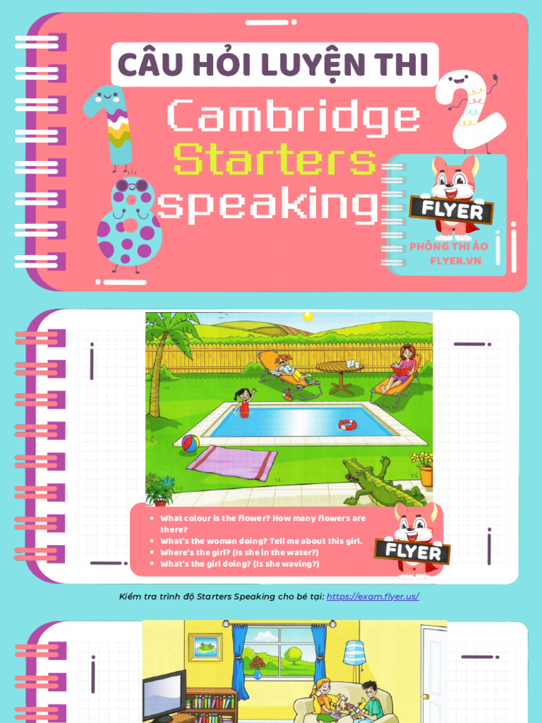 Starters Speaking Test Practice Guide | PDF