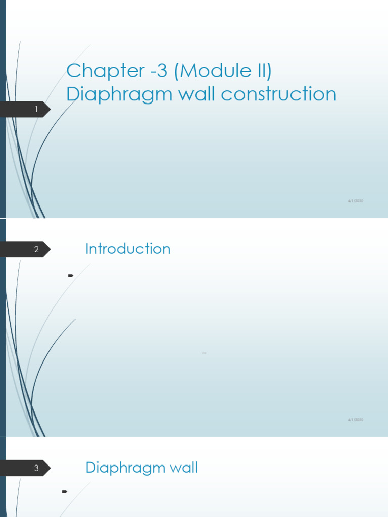 Hydromill Trench Cutter in Diaphragm Walls | PDF | Deep Foundation ...