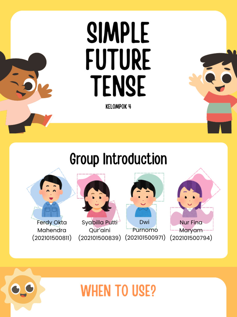 Simple Future Tense | PDF