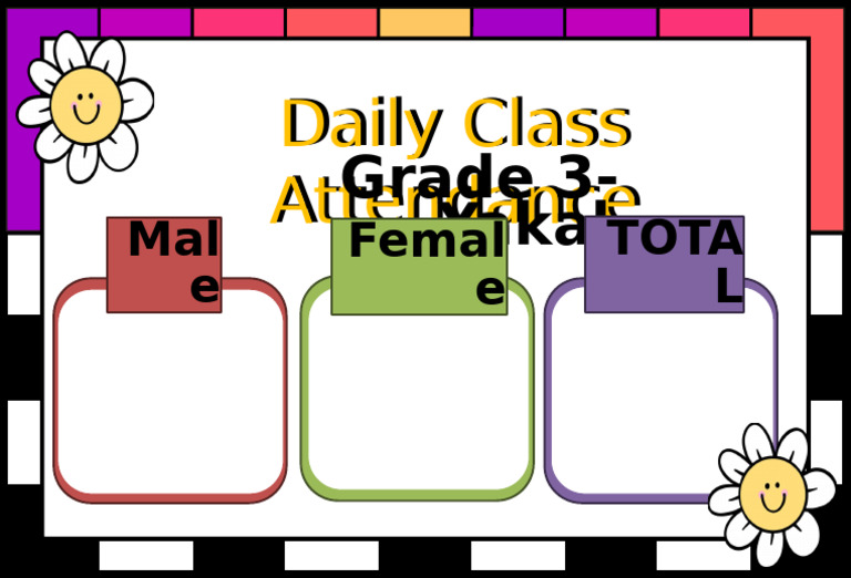 Reminder Google Classroom Announcement Colorful Checkered Floral Style ...