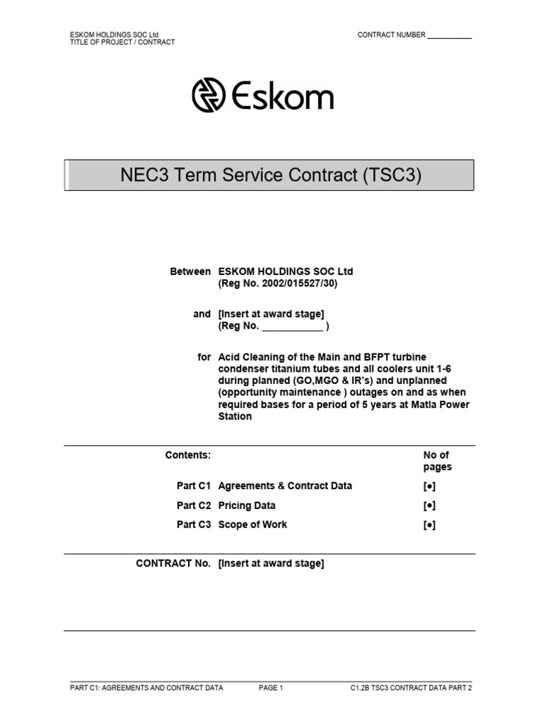 Nec 3 TSC | PDF | Insurance | Deductible