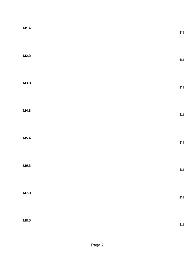 Alcohols (Multiple Choice) MS | PDF