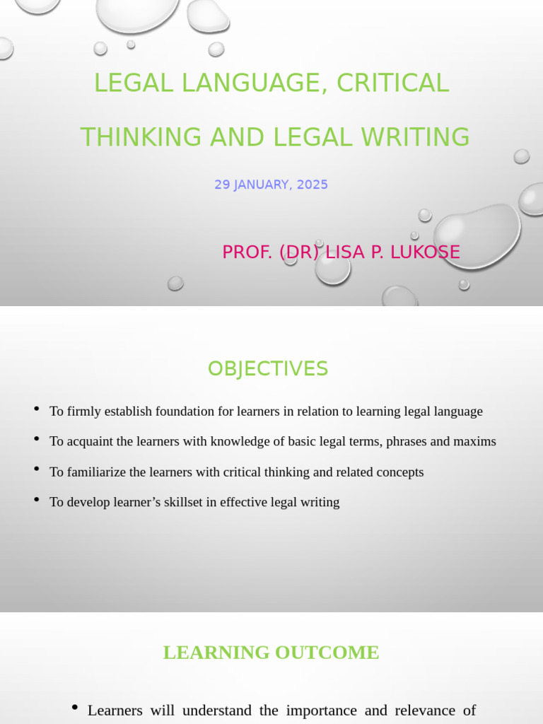 Prof Lisa Course Introduction | PDF