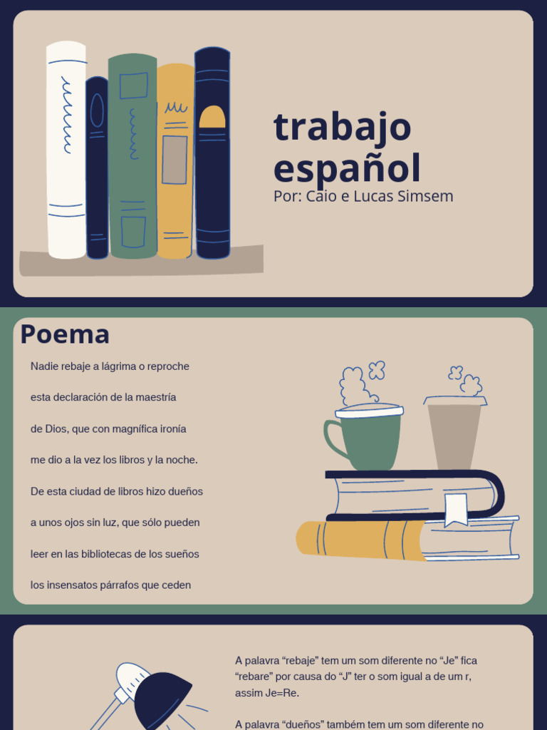 Análise de Poema em Espanhol | PDF