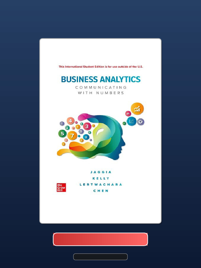 Complete Bundle Busines Analytics Communicating With Numbes 1st Edition ...