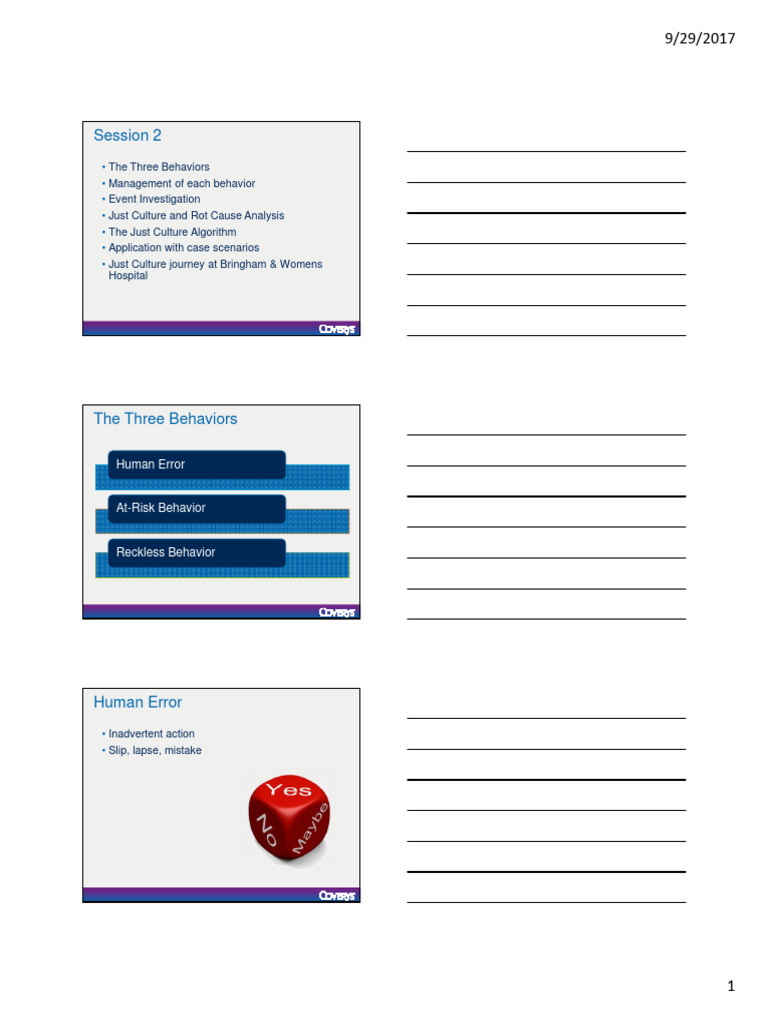 Just Culture Algorithm in Healthcare | PDF | Risk | Patient Safety