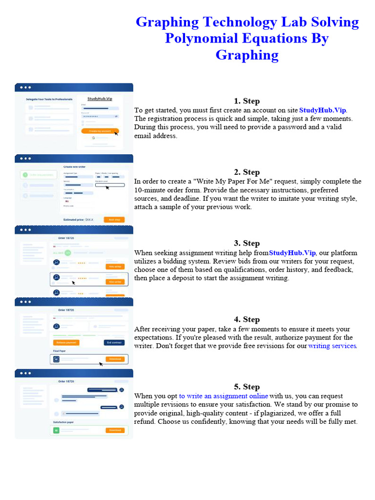 Graphing Technology Lab Solving Polynomial Equations by Graphing | PDF ...