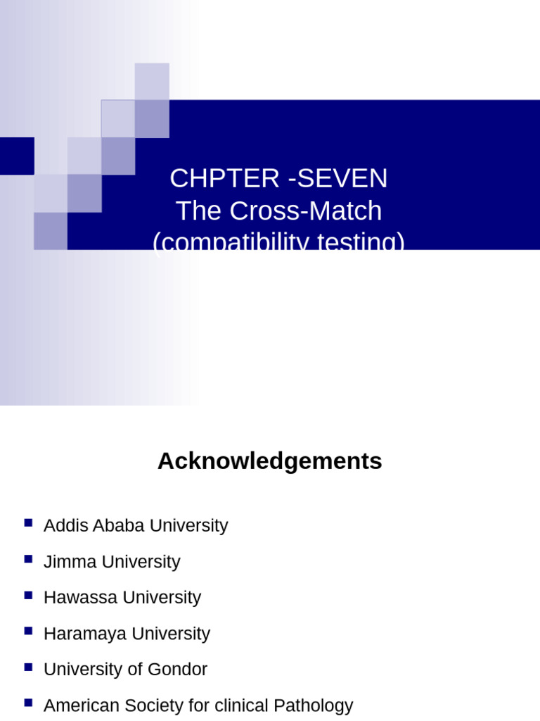 Cross-Matching: Blood Compatibility Testing | PDF | Blood Plasma ...
