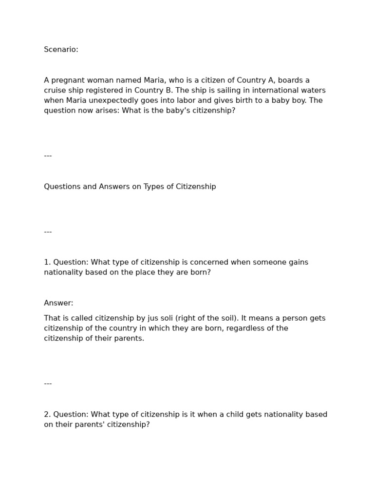 Citizenship Roles and Responsibilities | PDF | Citizenship | Nationality