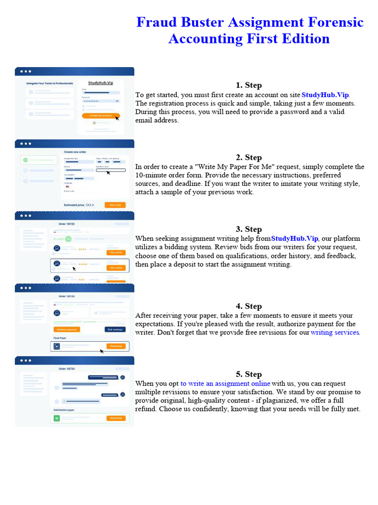 Fraud Buster Assignment Forensic Accounting First Edition | PDF | Shroud Of Turin | Star Wars