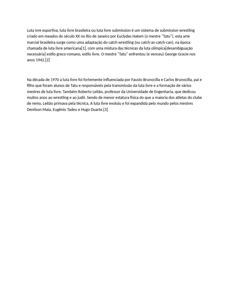 Luta Livre | PDF