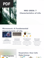 The Seven Life Processes | PDF