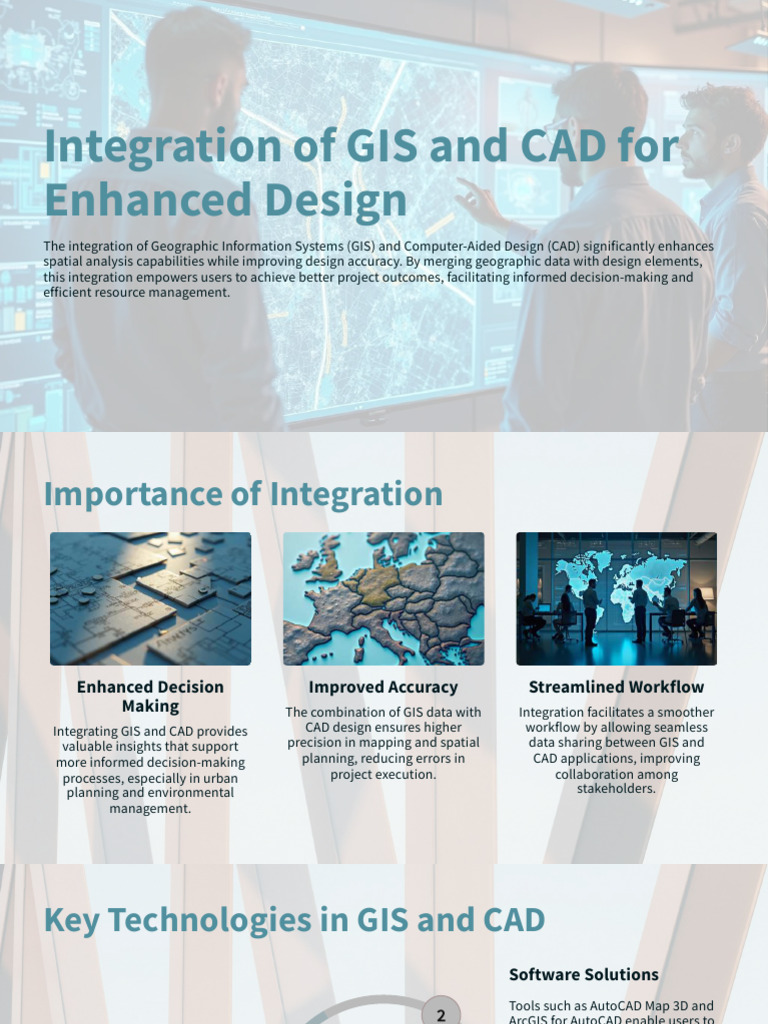 Integration of GIS and CAD Fo | PDF | Geographic Information System ...