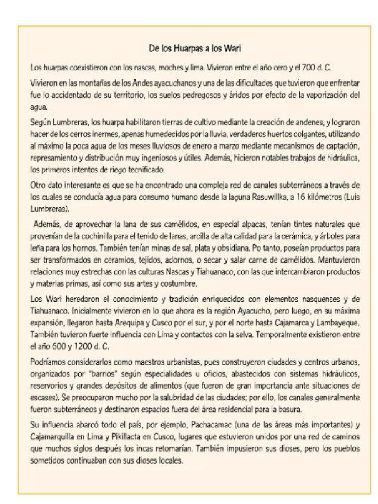 Ficha Ps CULTURAS | PDF