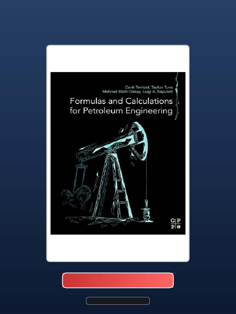 Formulas and Calculations For Petroleum Engineering 1st Edition Edition Cenk Temizel Digital ...