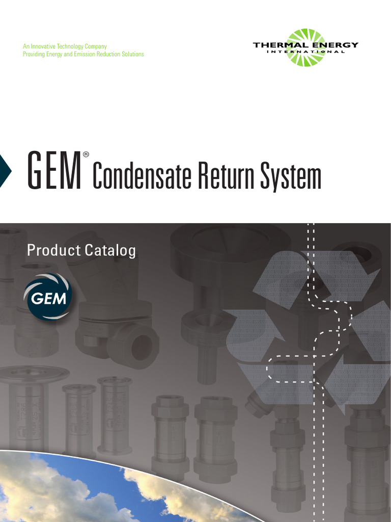 GEM Steam Trap Product Catalog | PDF | Pipe (Fluid Conveyance) | Plumbing