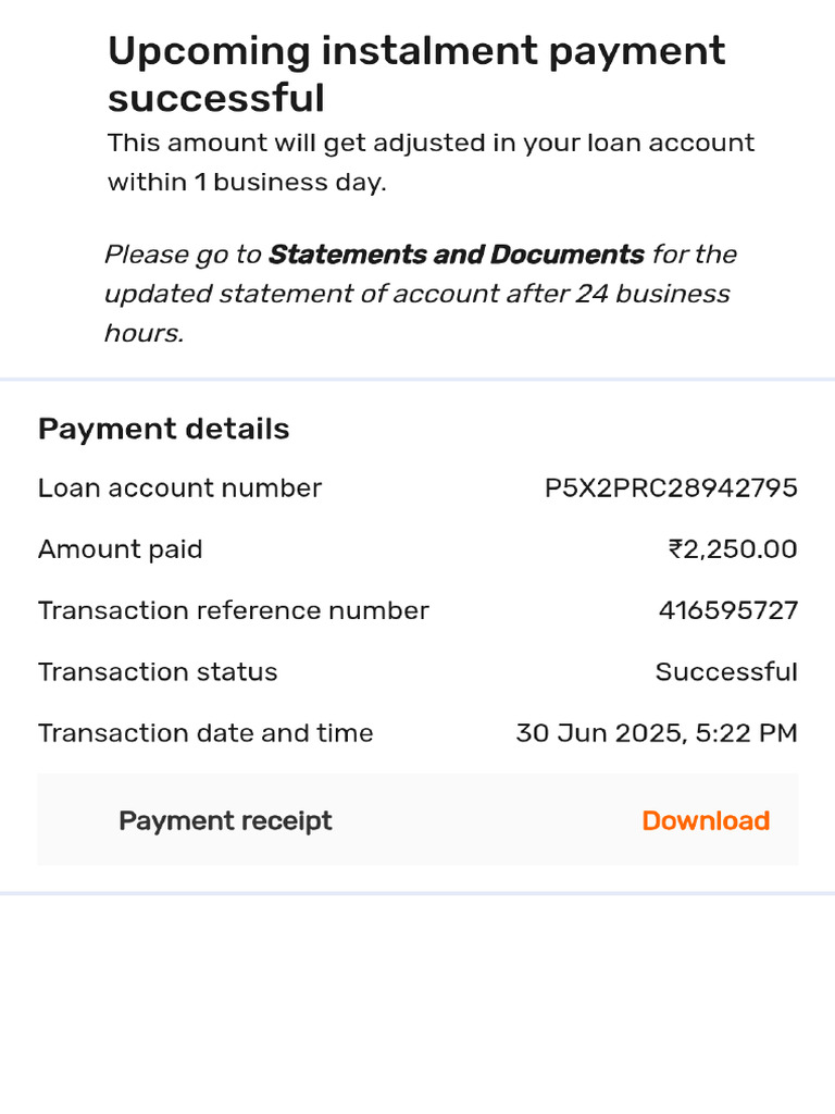 Payment Successfull | PDF