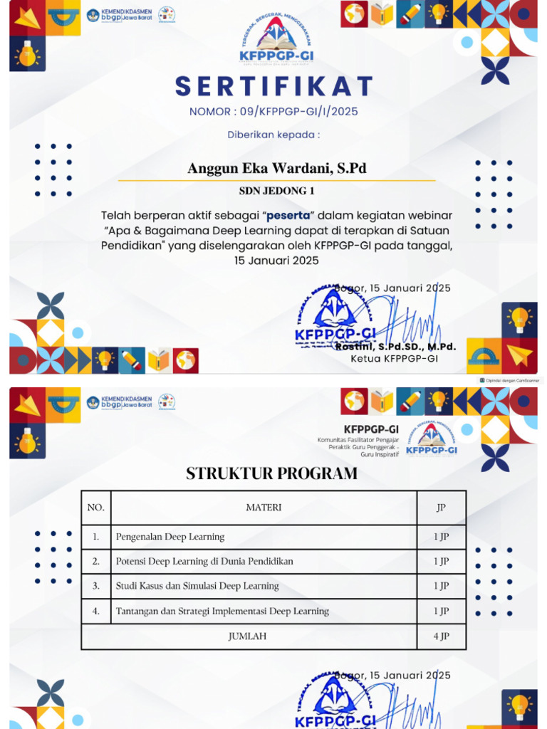 Anggun Eka Wardani, S.pd-Certificate-1 | PDF