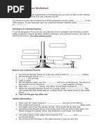 Labelling The Bunsen Burner Worksheet Support | PDF