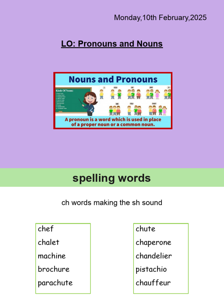 Nouns and Pronouns: Definitions & Usage | PDF | Pronoun | Noun