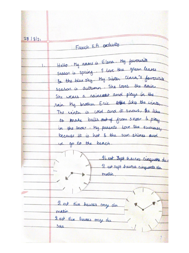French Enrichment Activity | PDF