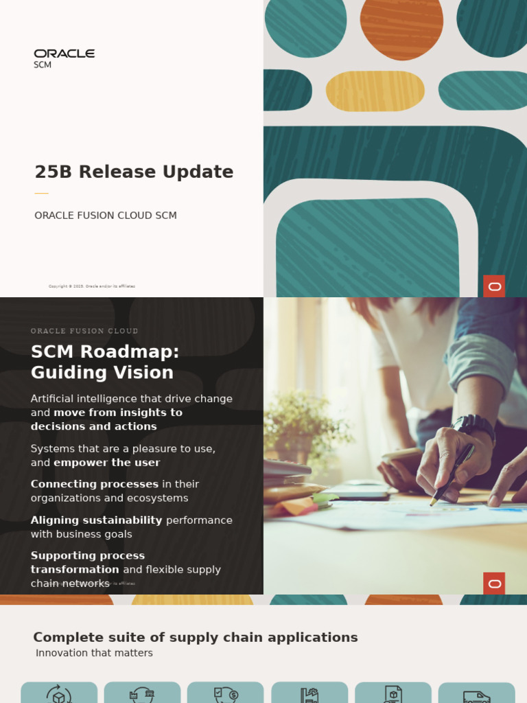 Oracle Fusion Cloud SCM - 25B Release Update | PDF | Supply Chain ...