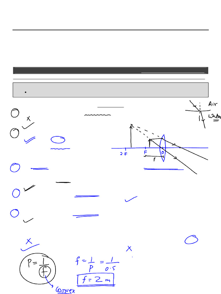 Refraction of Light - Assignment - 02 | PDF | Optics | Electrodynamics