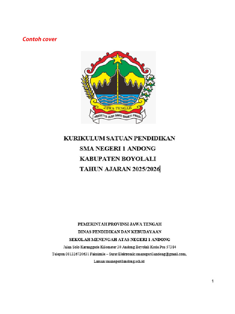 Sistematika KSP 2025 - Contoh | PDF