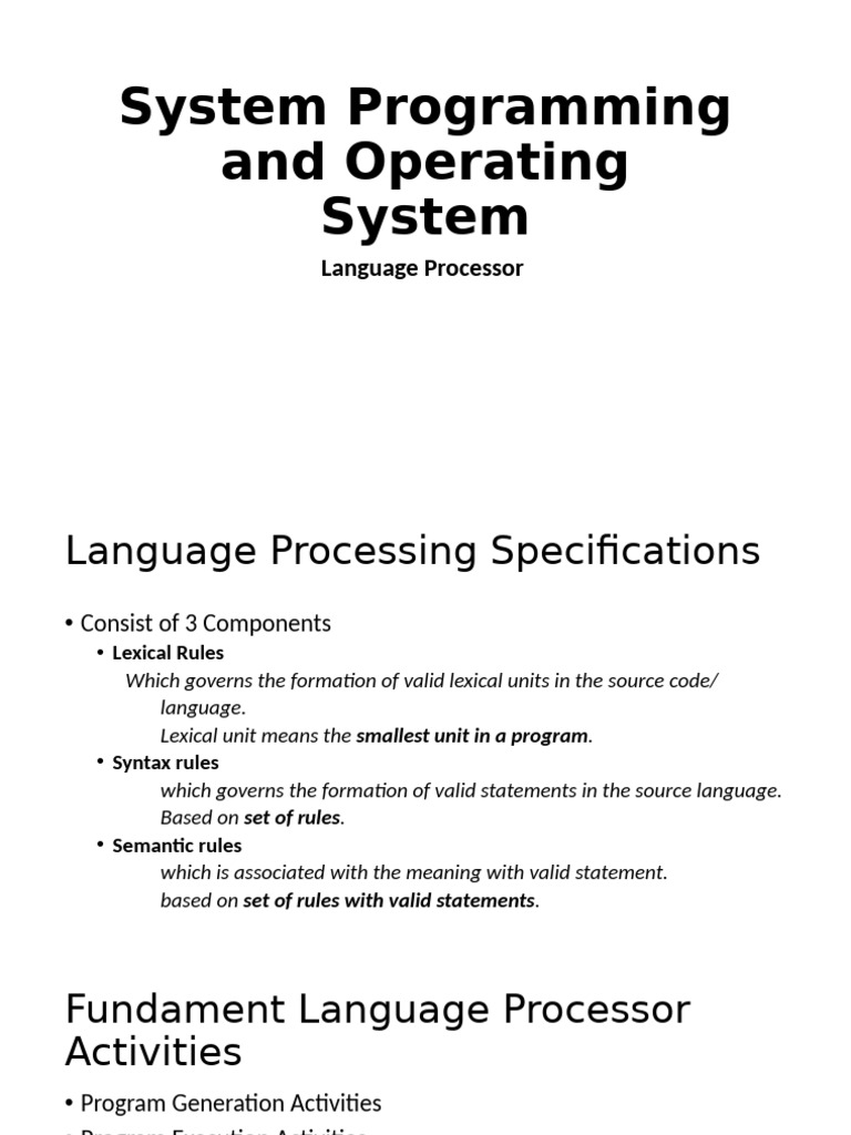 System Programming and Operating System-18-02-21 | PDF