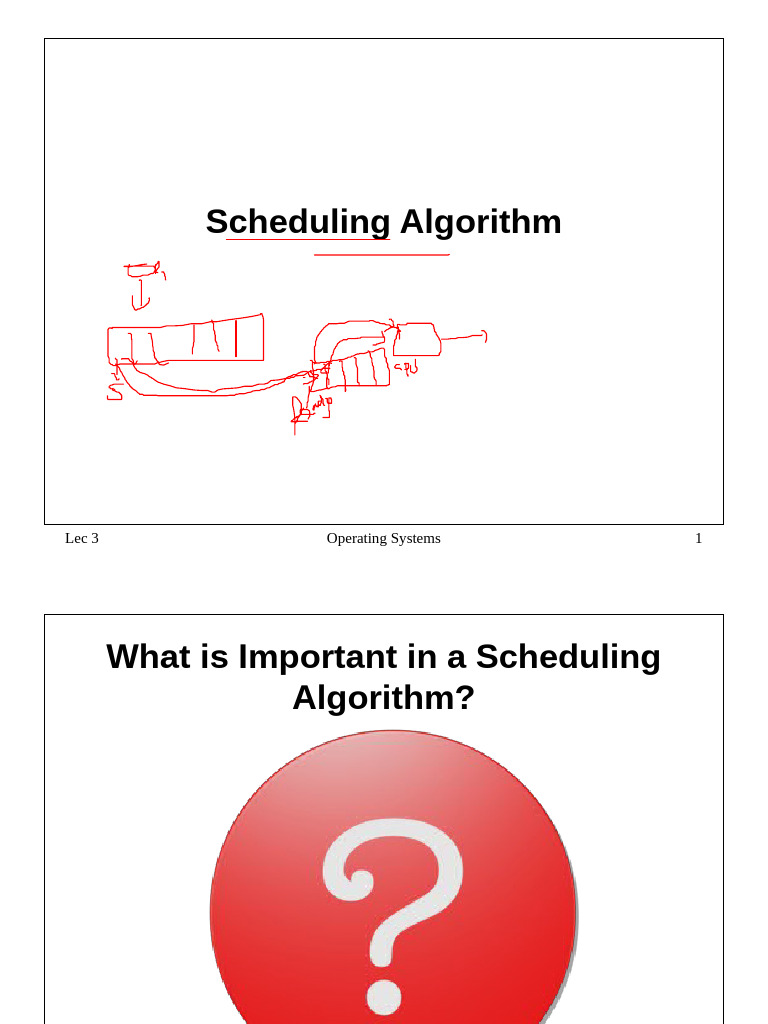 Process - Scheduling 28 04 2021 | PDF | Scheduling (Computing) | Computing