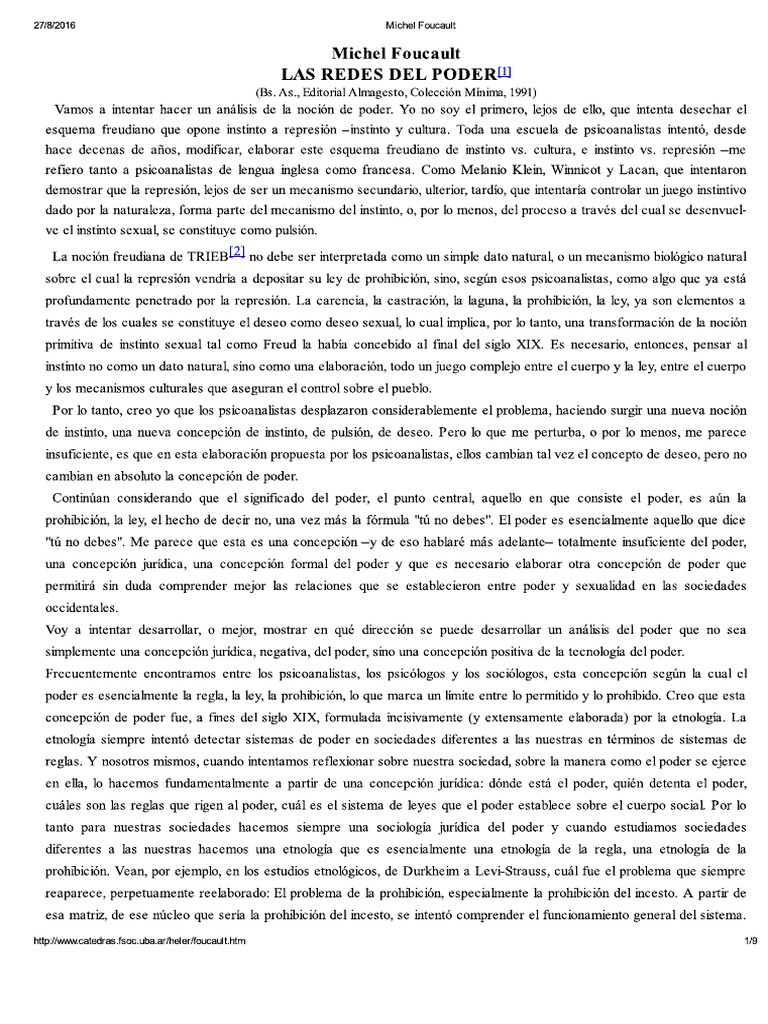 Las Redes de Poder | PDF
