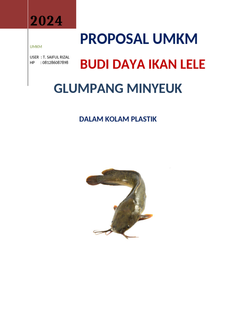 Proposal Ikan Lele | PDF