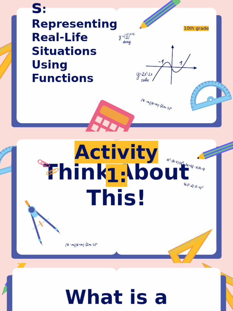 Representing Real Life Situations As Functions | PDF | Planets | Saturn