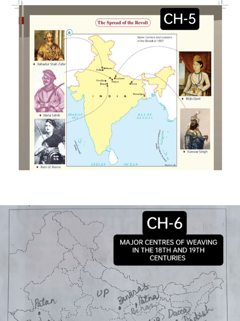 SST Class Viii Maps | PDF