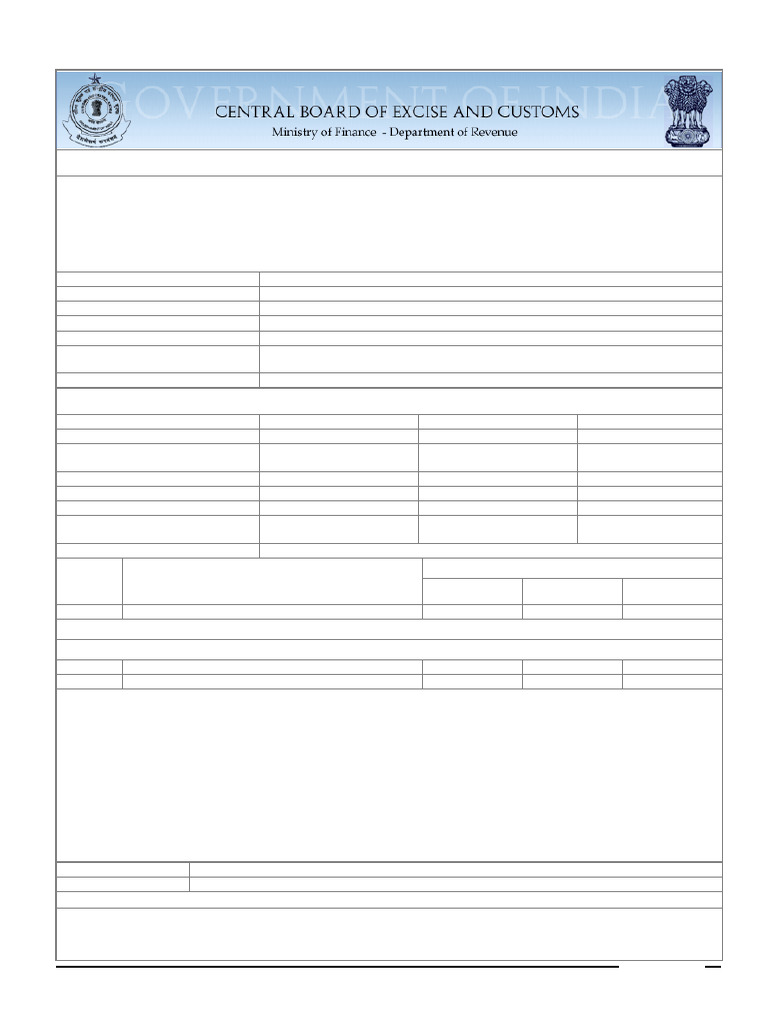 Service Tax Registration Certificate ST-2 | PDF | Taxes | Government ...