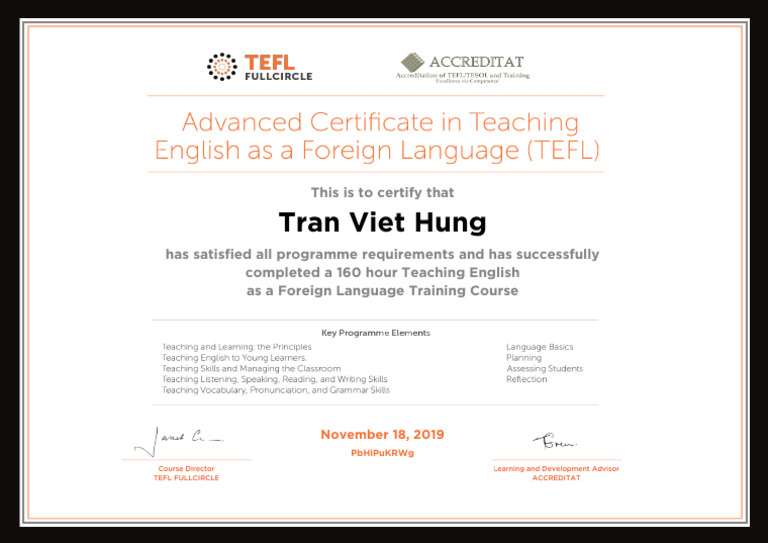 160HRTEFL-160 Hour Certificate in Teaching English As A Foreign ...