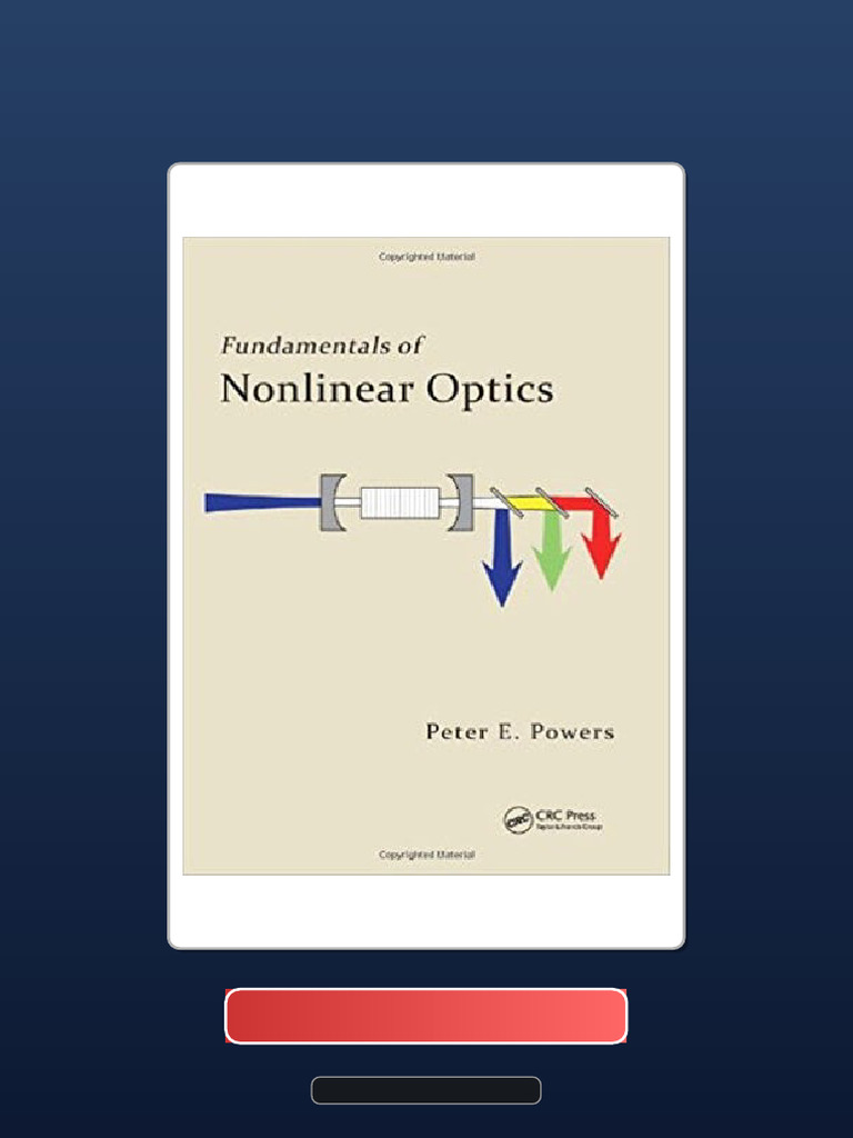 Fundamentals of Nonlinear Optics 1st Powers Digital Access | PDF | Learning