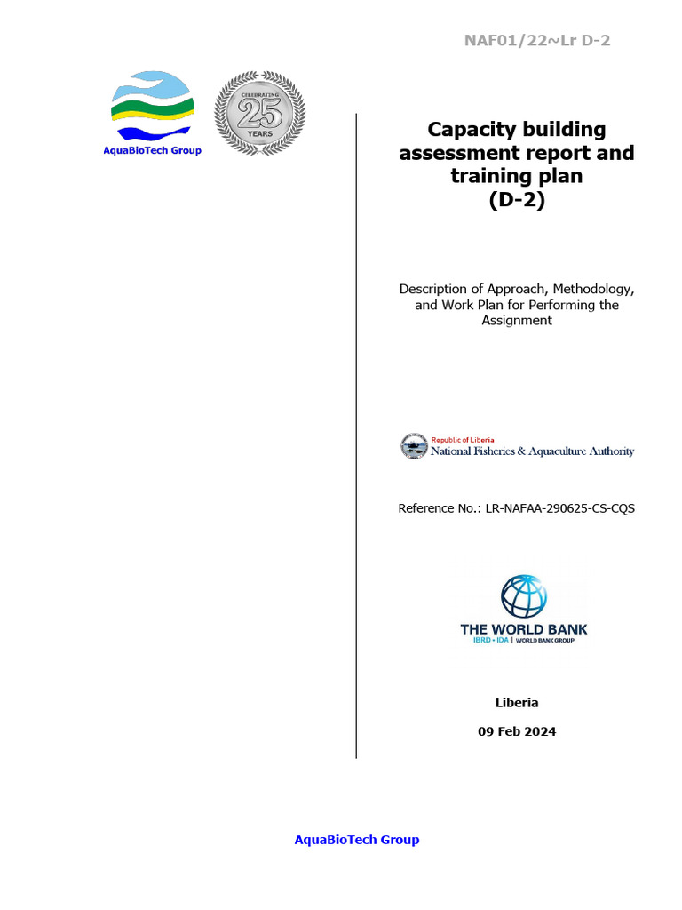 Capacity Assessment Report and Training Plan | PDF | Agriculture ...