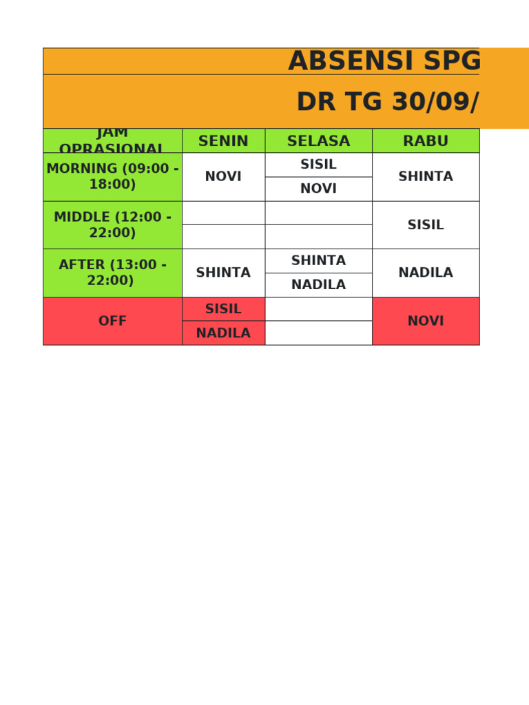 Schedule Mille Puri J | PDF