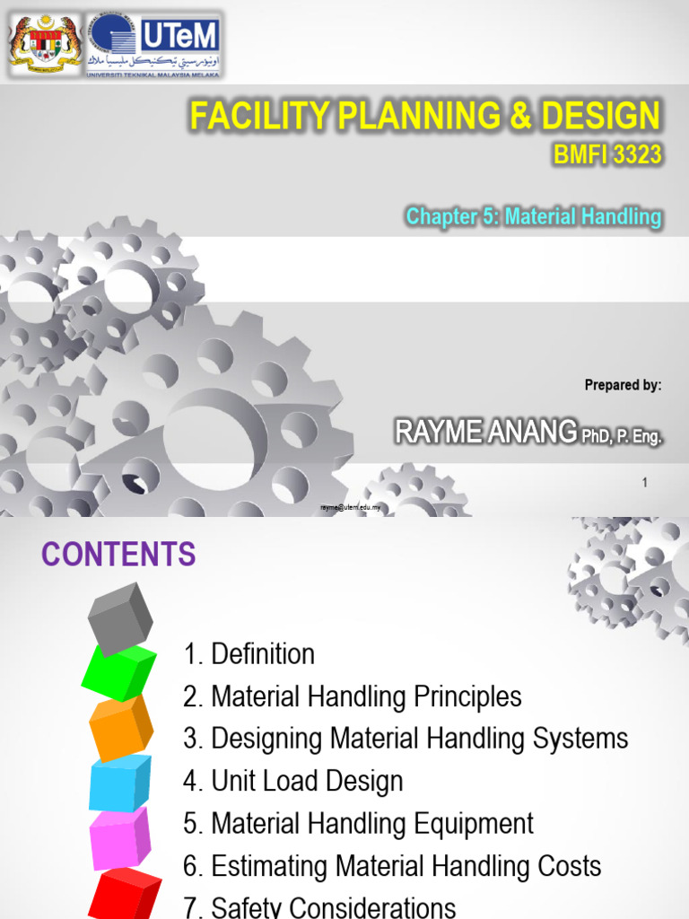 Types of Material Handling Equipment | PDF | Secondary Sector Of The ...