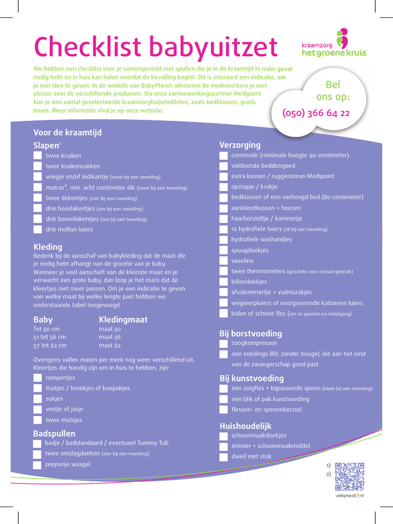 Checklist Babyuitzet A5 2022 | PDF
