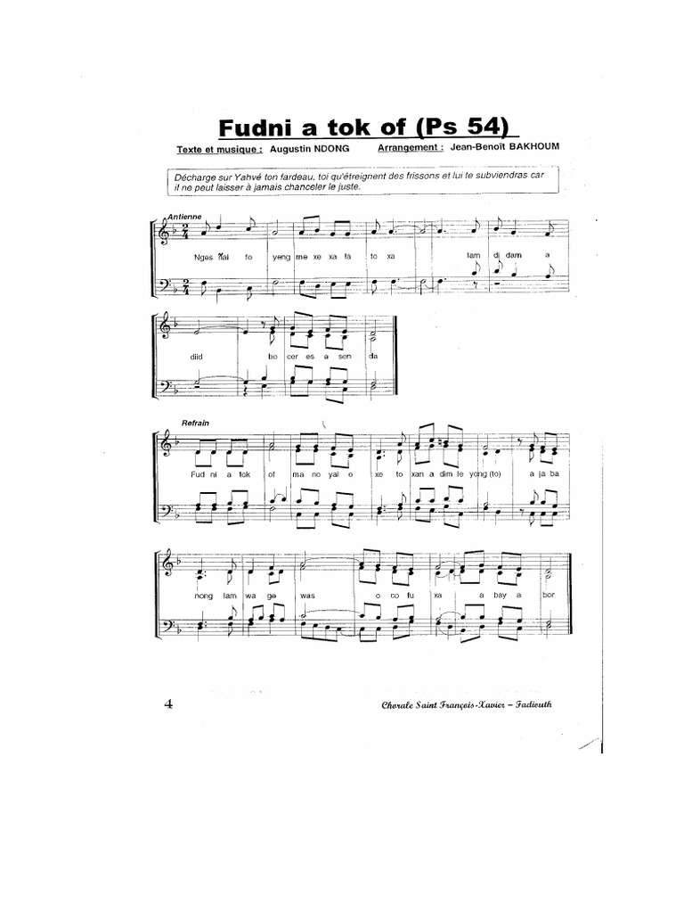 Fudni A Tok of (JBB) - Sérère | PDF