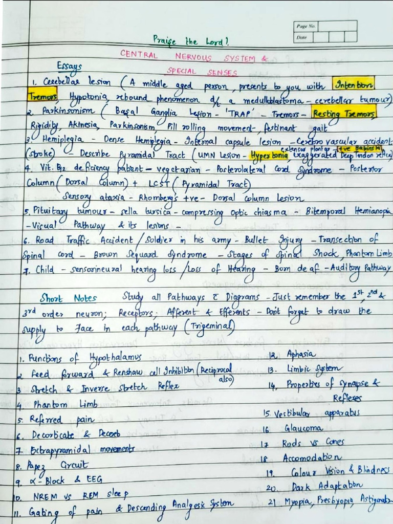 Physio Paper 2 Imp Topics - DR Albin Justin | PDF