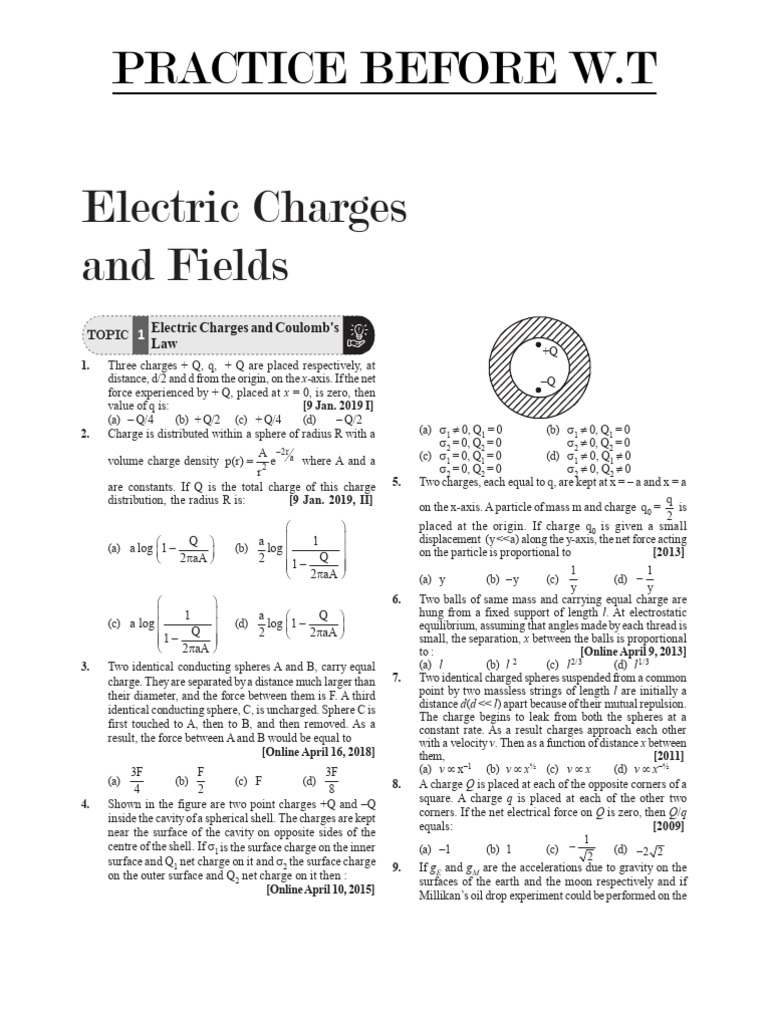 Electric Charge Interactions and Forces | PDF | Electric Field | Force