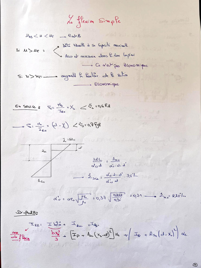 Flexion Simple | PDF