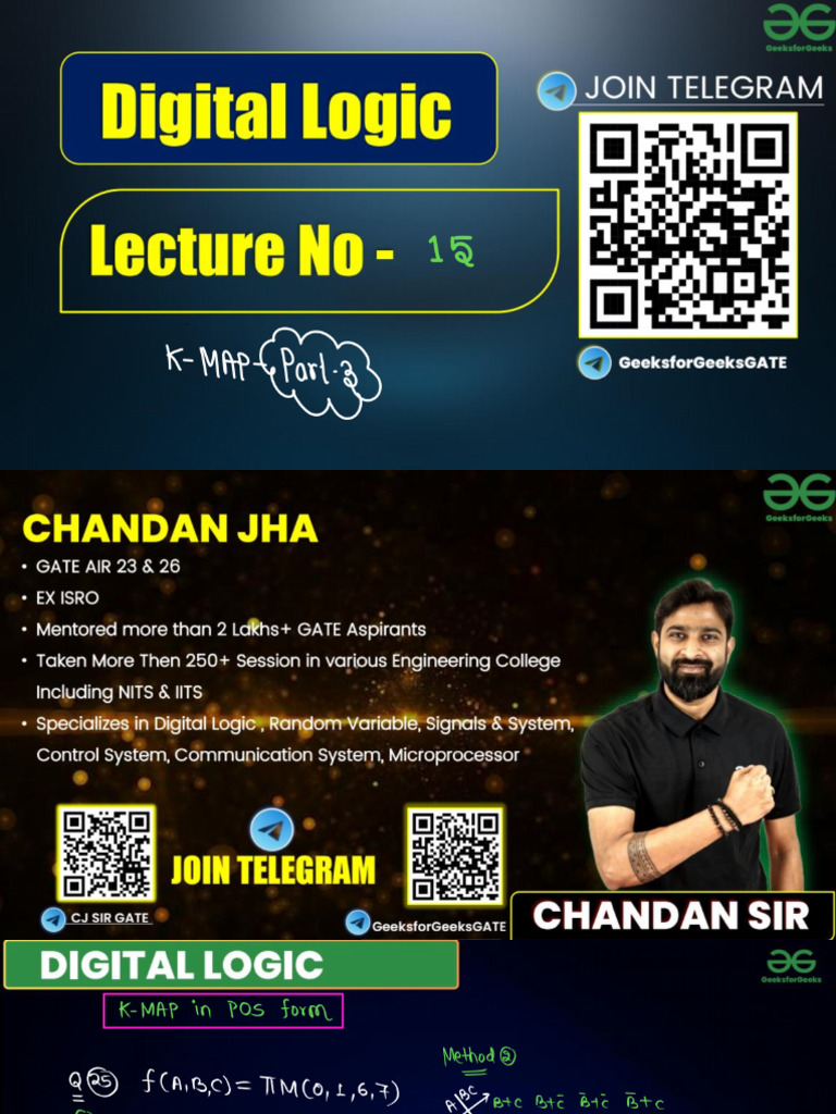 GFG Leacture Gate L - 15 LL Digital Logic LL Kmap Part 3 Varibles ...