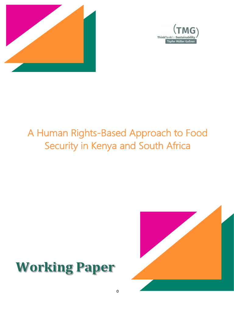 Human Rights and Food Security in Africa | PDF | Human Rights | Food ...