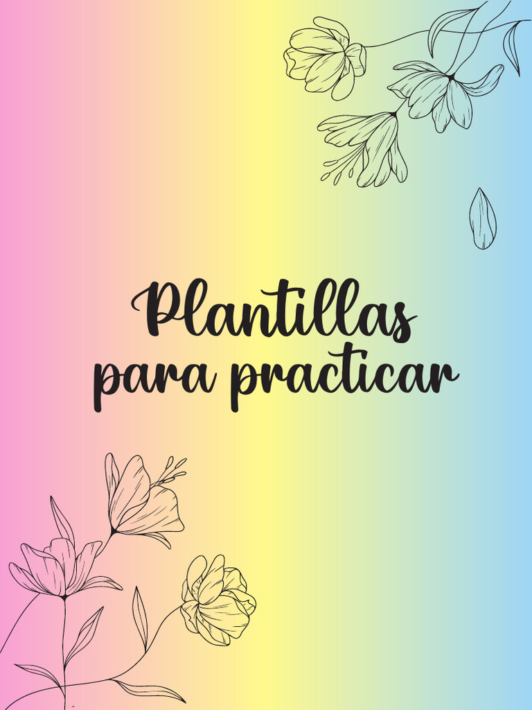 Plantillas de Lettering para Practicar | PDF